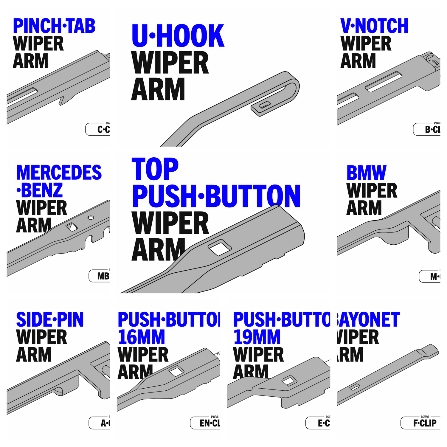 Wiper Blades | Enter Your Reg | Free Delivery 🌧️ - Vipa Car Parts
